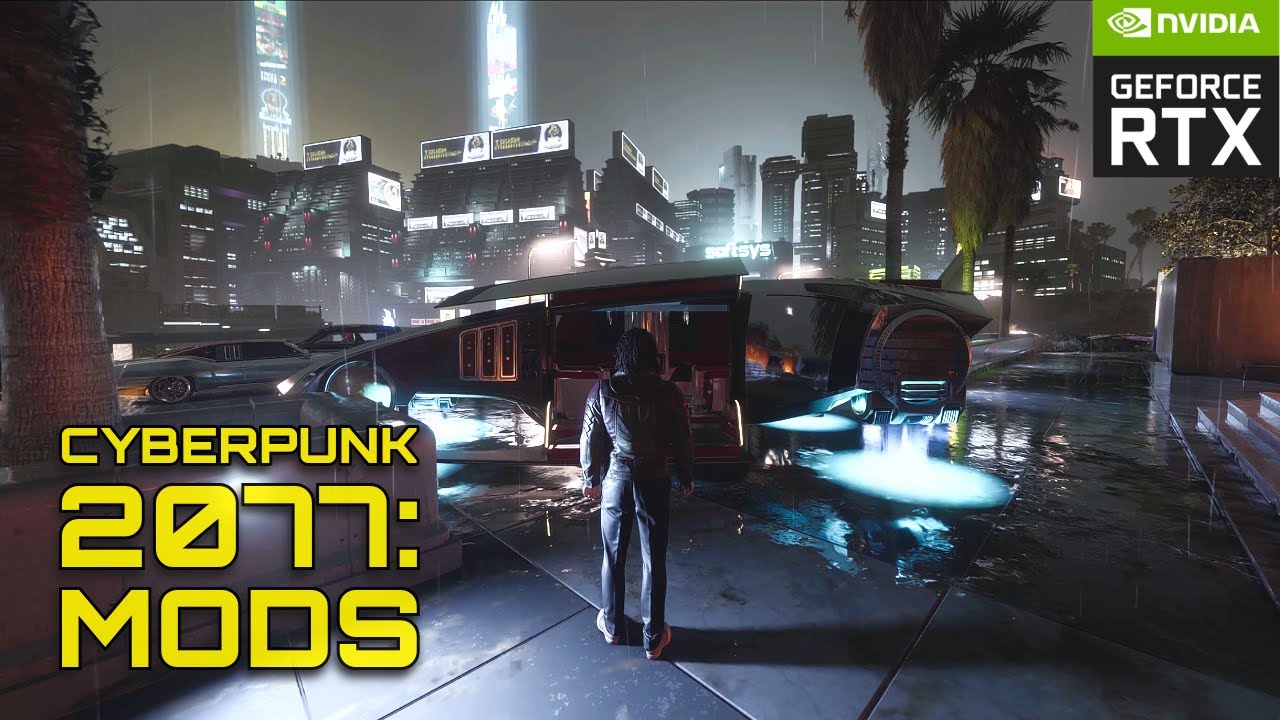 (4K) Cyberpunk 2077: AMAZING 3RD PERSON & FLYING CAR MODS | LIGHTING ...