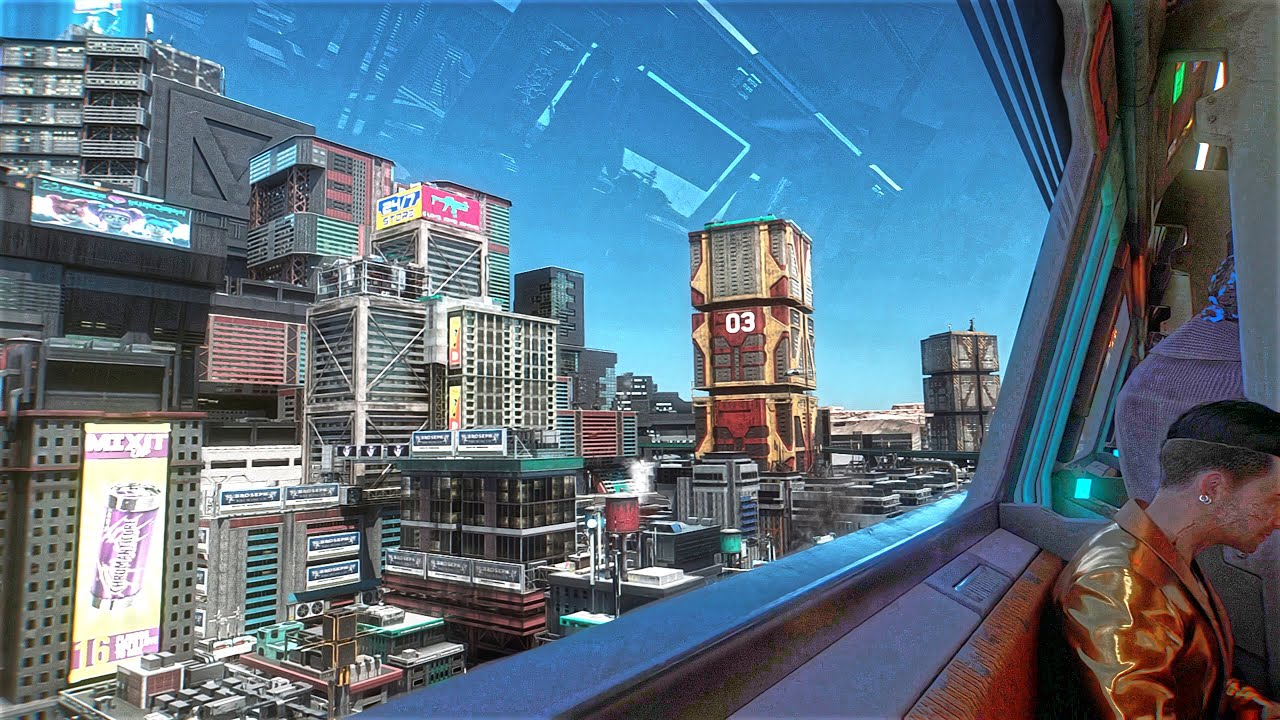 [ Cyberpunk 2077 ] Journey around the Map with NCART - Night City Metro ...