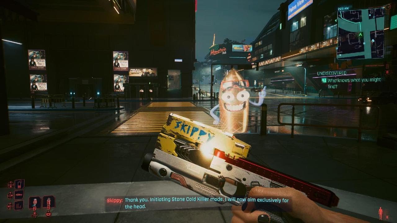 Cyberpunk 2077 Skippy Switch to Stone Cold Killer Mode - Cyberpunk 2077 ...