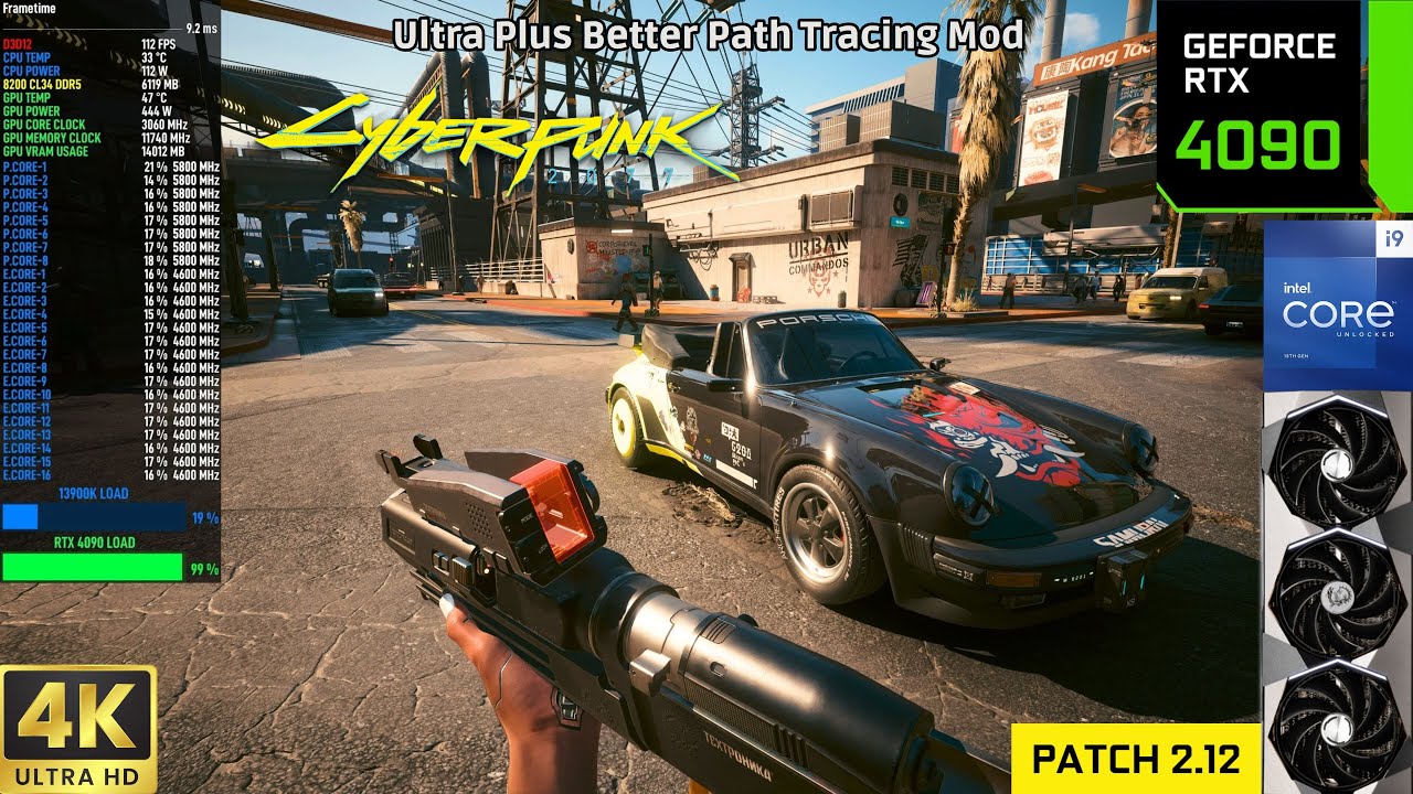 Cyberpunk 2077 - Ultra Plus Better Path Tracing Mod 4K DLSS 3 | RTX ...