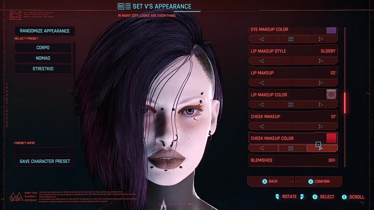 Cyberpunk 2077 V Going Goth - Cyberpunk 2077 videos