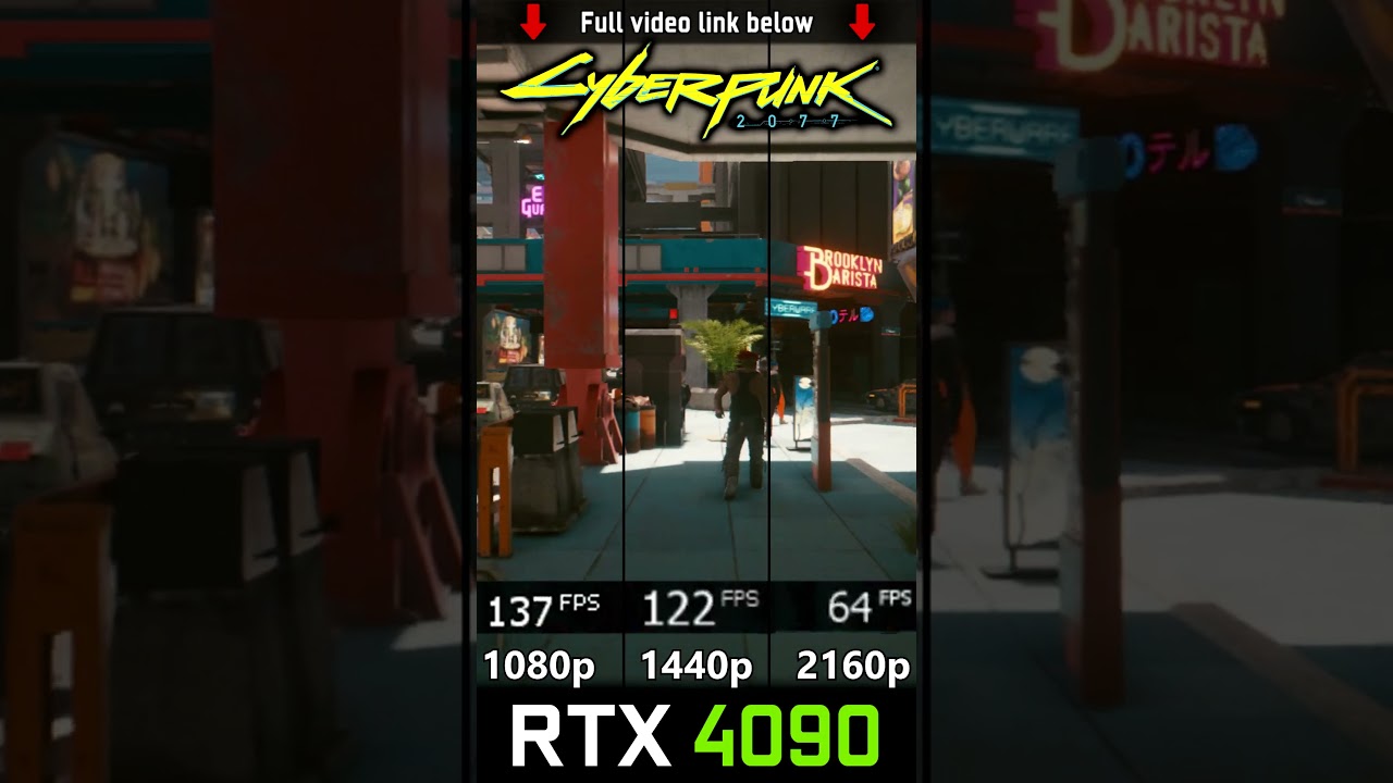 Cyberpunk 2077 - 1080p vs 1440p vs 2160p - RTX 4090 + R7 7800x3D ...