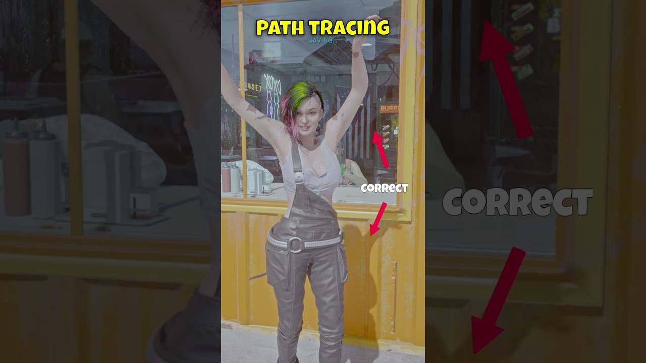 Cyberpunk 2077 Real Path Tracing Difference - Cyberpunk 2077 videos