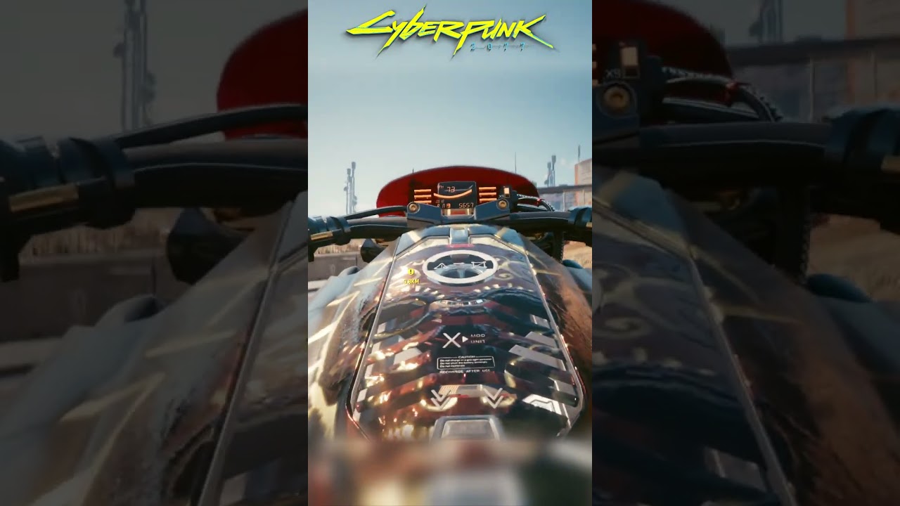 Quite realistic motorbike crash in Cyberpunk 2077 - Cyberpunk 2077 videos
