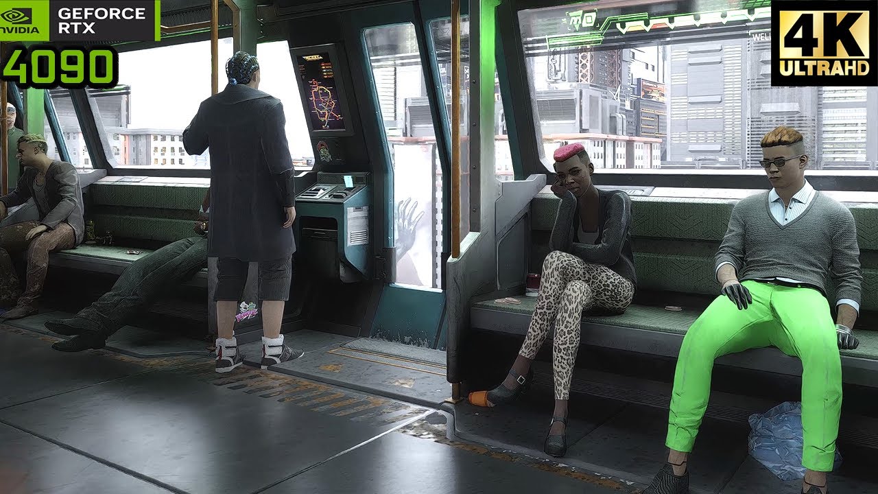 Real Life Photorealistic Metro Rail | Cyberpunk 2077 | RTX 4090 24 GB ...