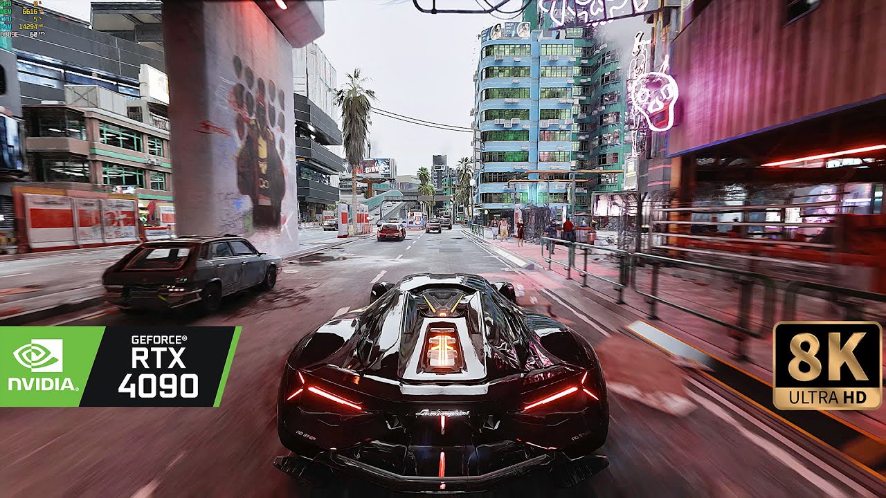 [8K] Cyberpunk 2077: Ultra Path Tracing Mod | Real Weather | RTX4090 ...
