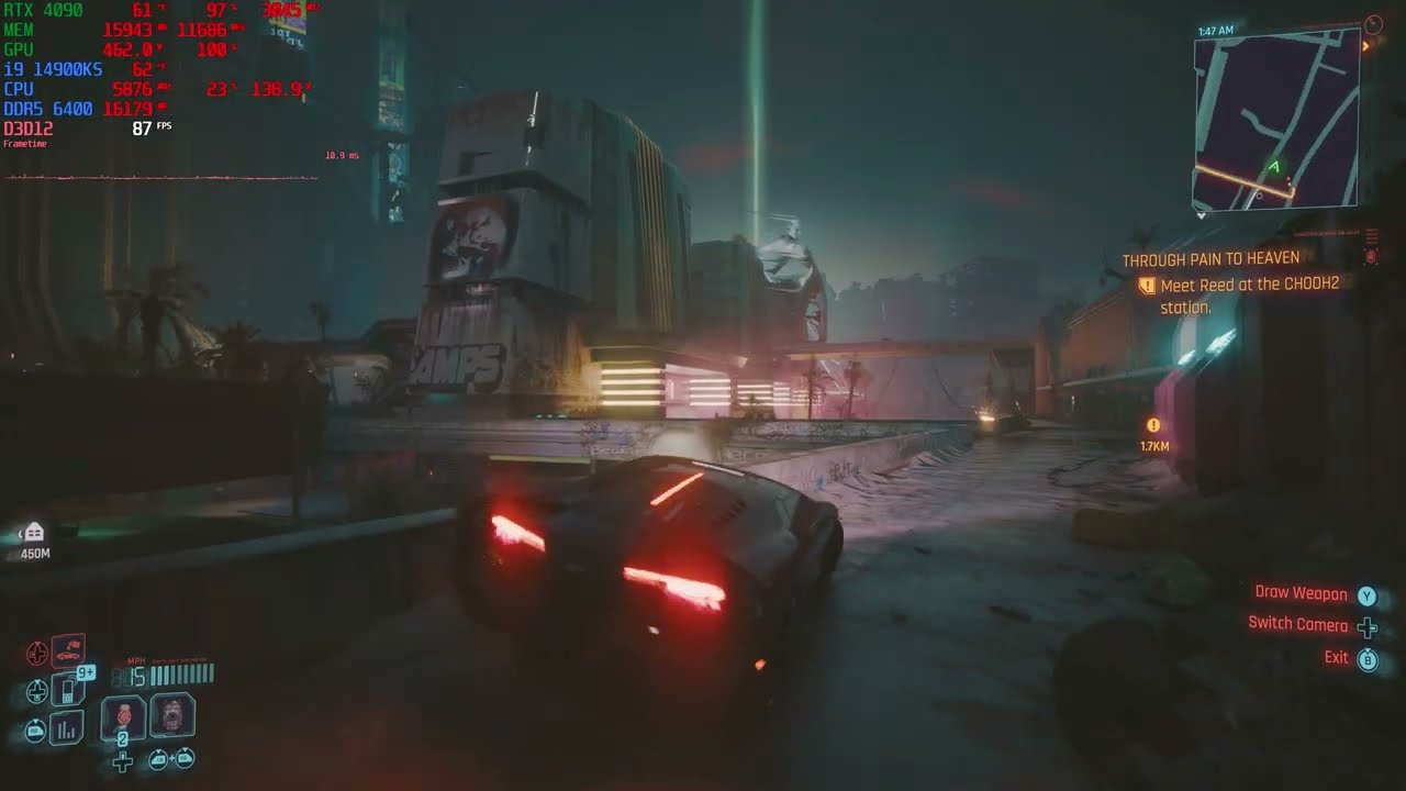 Cyberpunk 2077 4K DLSS FG RTX 4090 Nvidia AV1 Recording Codec Testing ...