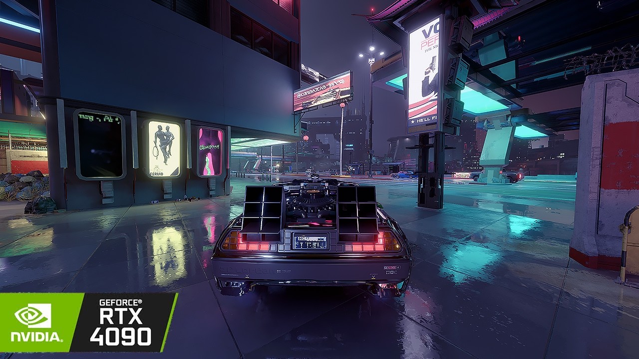 Cyberpunk 2077 But DeLorean DMC Car Ray Tracing Next Gen Truepunk ...