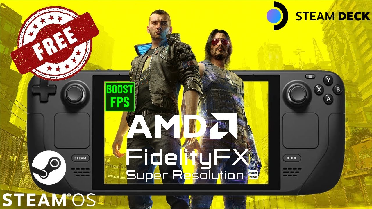 FREE FSR 3.0 Frame Generation Mod for Steam Deck Cyberpunk 2077 # ...