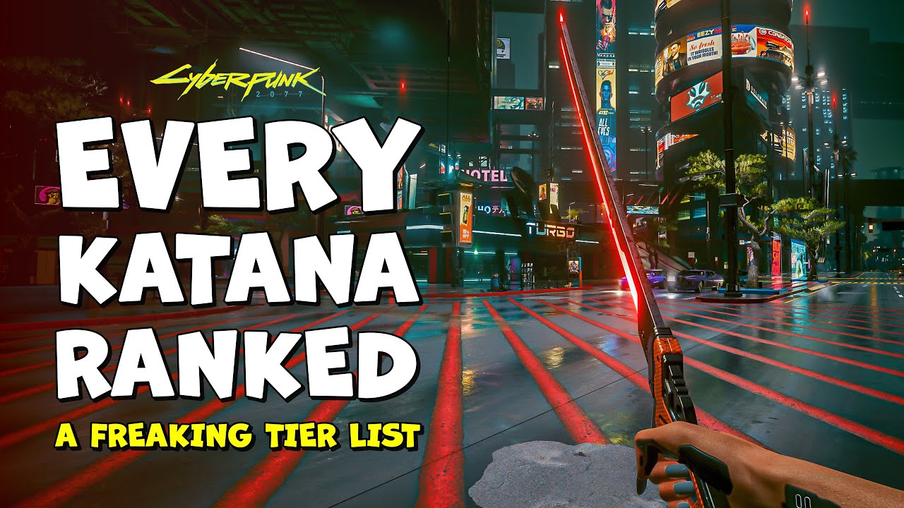 I Ranked Every Iconic Katana in Cyberpunk 2077 | Tier Lists - Cyberpunk ...