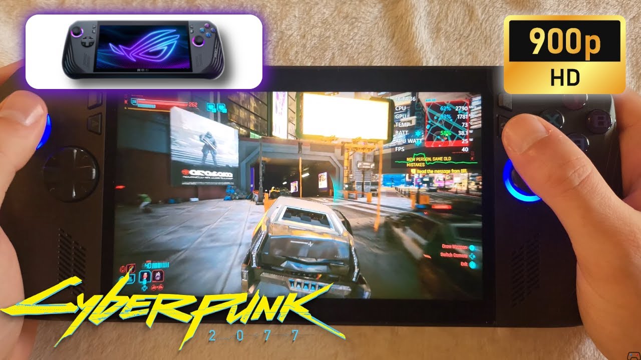 ASUS ROG Ally X | Cyberpunk 2077 | 900p | FSR2.1 - Steam Deck settings ... ASUS ROG Ally X | Cyberpunk 2077 | 900p | FSR2.1 - Steam Deck settings ...