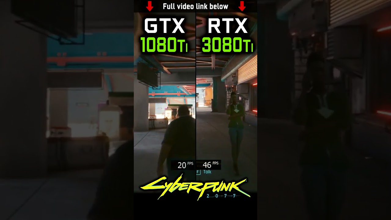 GTX 1080 Ti vs RTX 3080 Ti in Cyberpunk 2077 | 4K - Cyberpunk 2077 videos