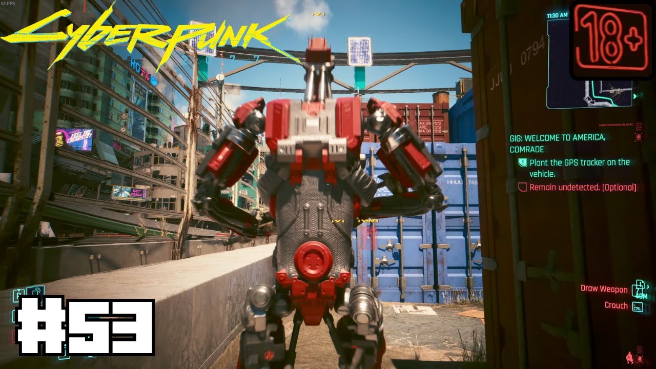 Let's Play Cyberpunk 2077 #53 Gig: Welcome to America, Comrade ...