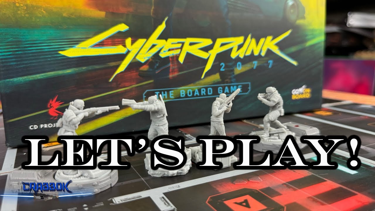 Let's Play Cyberpunk 2077: The Board Game - First Mission! - Cyberpunk ...