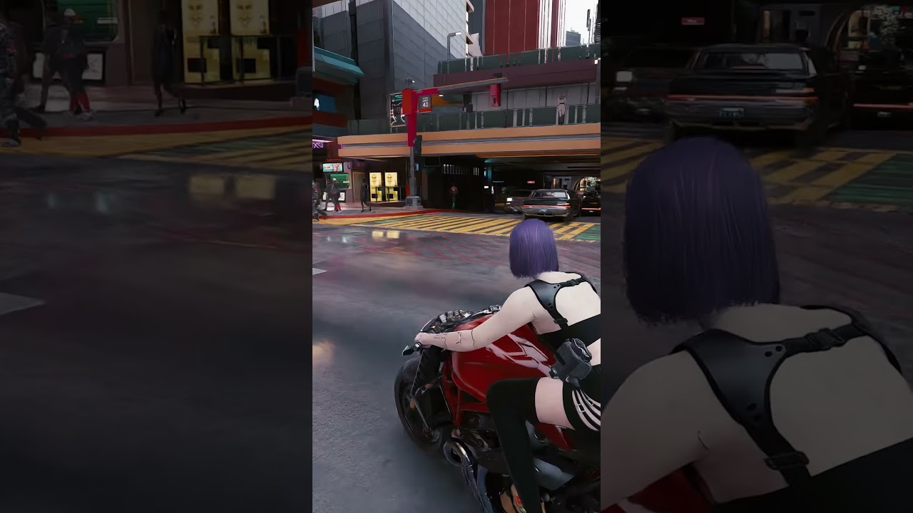 [4K] Cyberpunk 2077 Ultra Realistic Graphic Car Mods | Ducati Monster ...