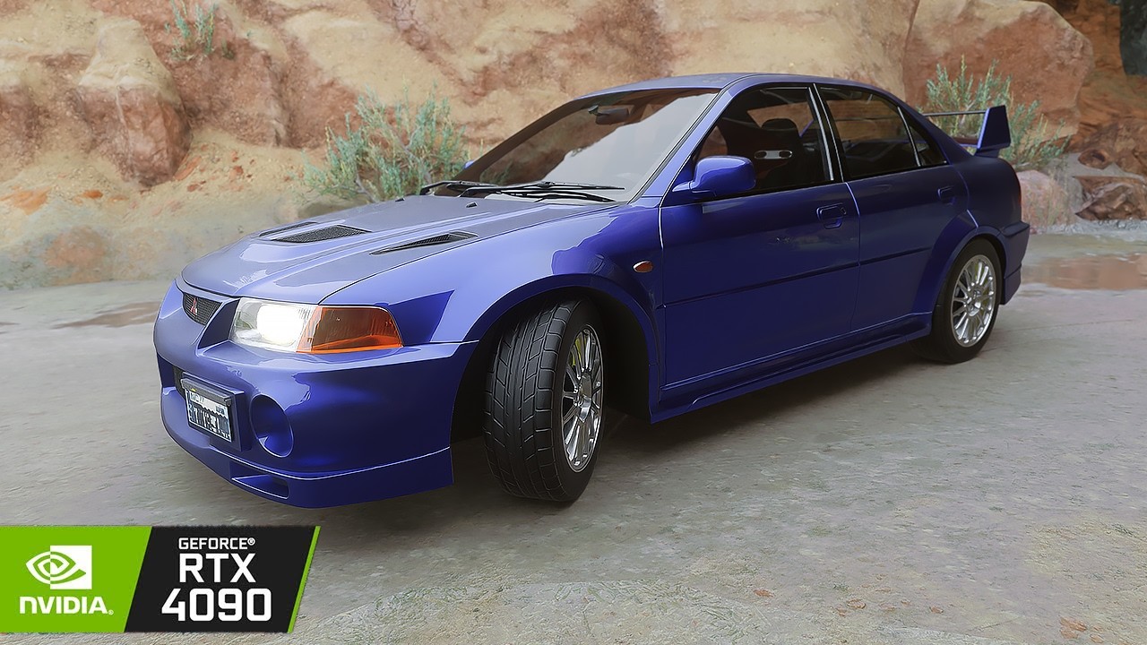 Cyberpunk 2077 But Mitsubishi Lancer Evo VI With Next Gen Ray ...