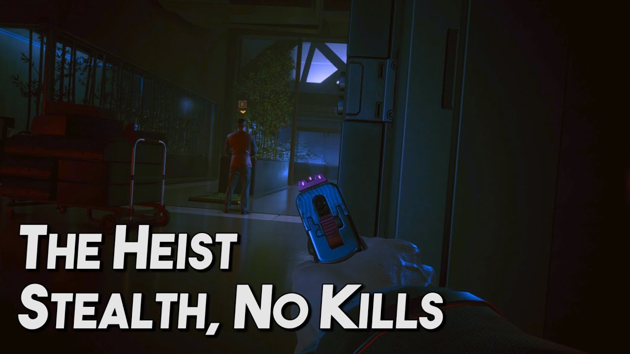 [Cyberpunk 2077] The Heist / Konpeki Plaza | Perfect Stealth, No Kills ...