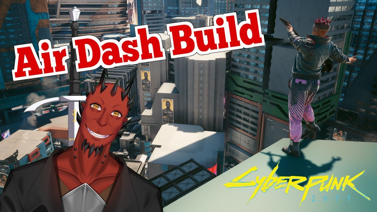 Exploring Cyberpunk 2077 with an Air Dash Build - Cyberpunk 2077 videos