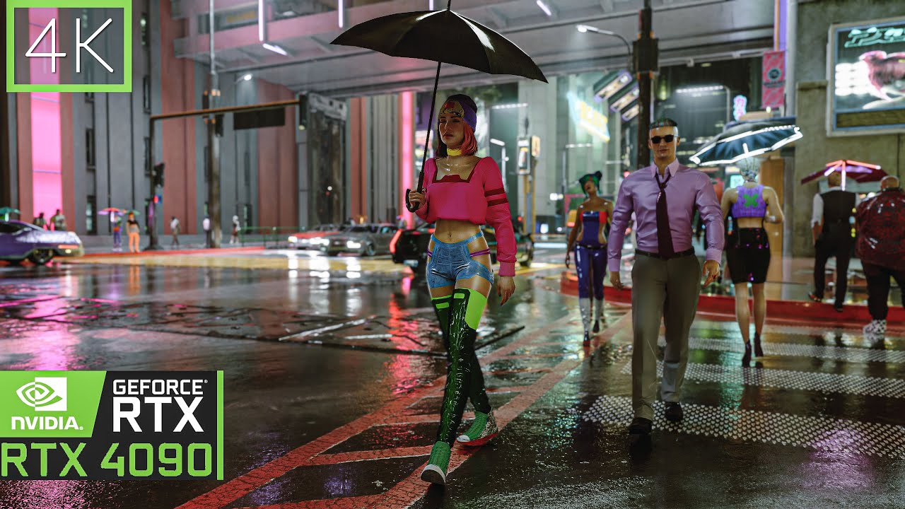 Cyberpunk 2077 2.13 Realistic MOD Following NPCs RTX 4090 Psycho ...