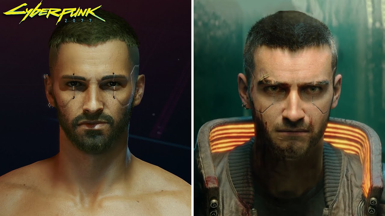 Cyberpunk 2077 - Character Creation - Original Male V (E3 Cinematic ...