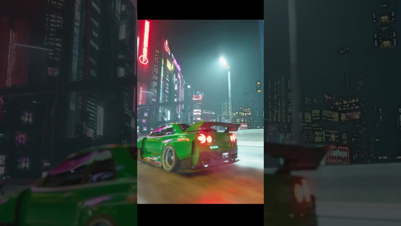 8K CyberPunk 2077 1 Million Hand Delivered in a Rocket Bunny Nissan GTR ...