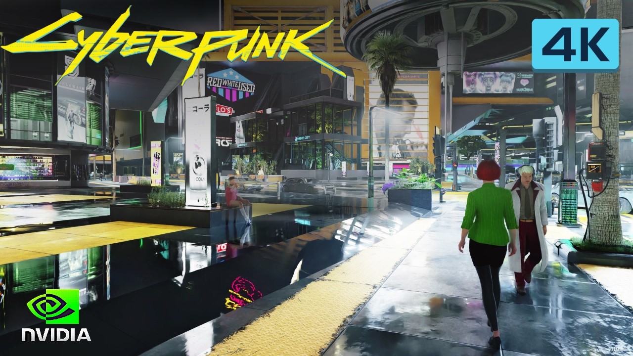 Cyberpunk 2077 4K Semi-Realistic Graphics | Night City - Cyberpunk 2077 ...