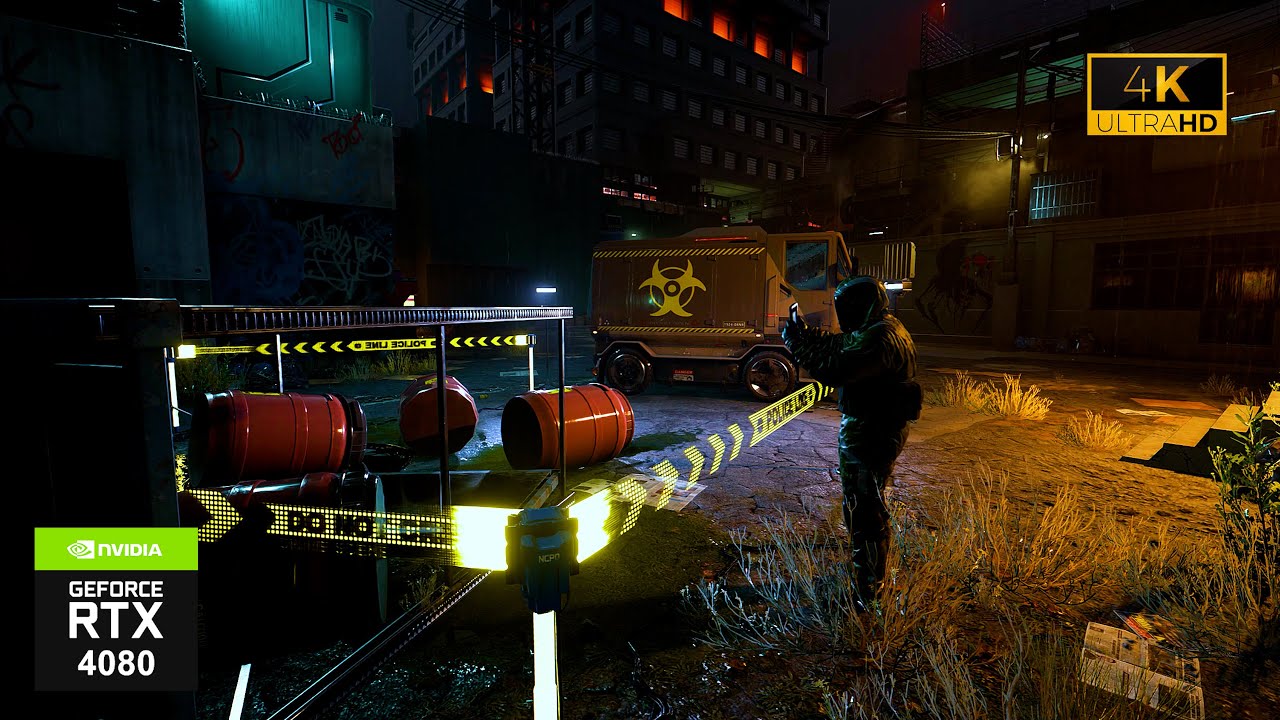 Cyberpunk 2077 with Realistic Graphics Pathtracing + Raytracing Jaw ...