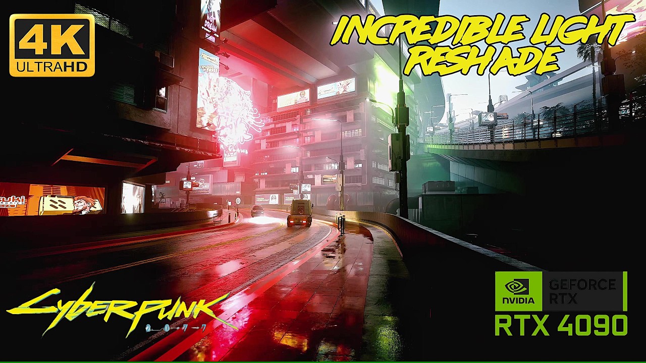 INCREDIBLE LIGHT My Reshade Preset Cyberpunk 2077 RTX 4090 Path Tracing ...