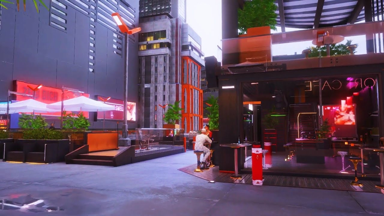 Marine Bar Walking Tour In Night City / Cyberpunk 2077 - Cyberpunk 2077 ...