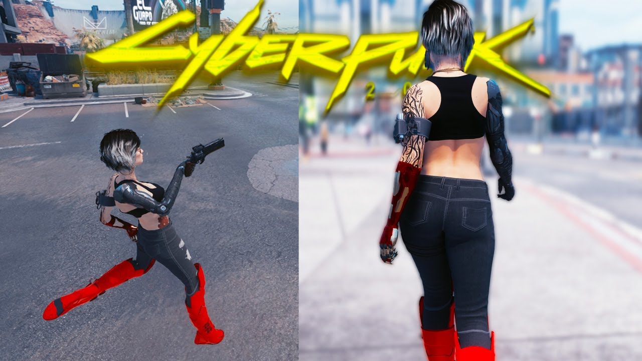 TPP Comparison Animation Redone Mod vs No Mod - CYBERPUNK 2077 ...