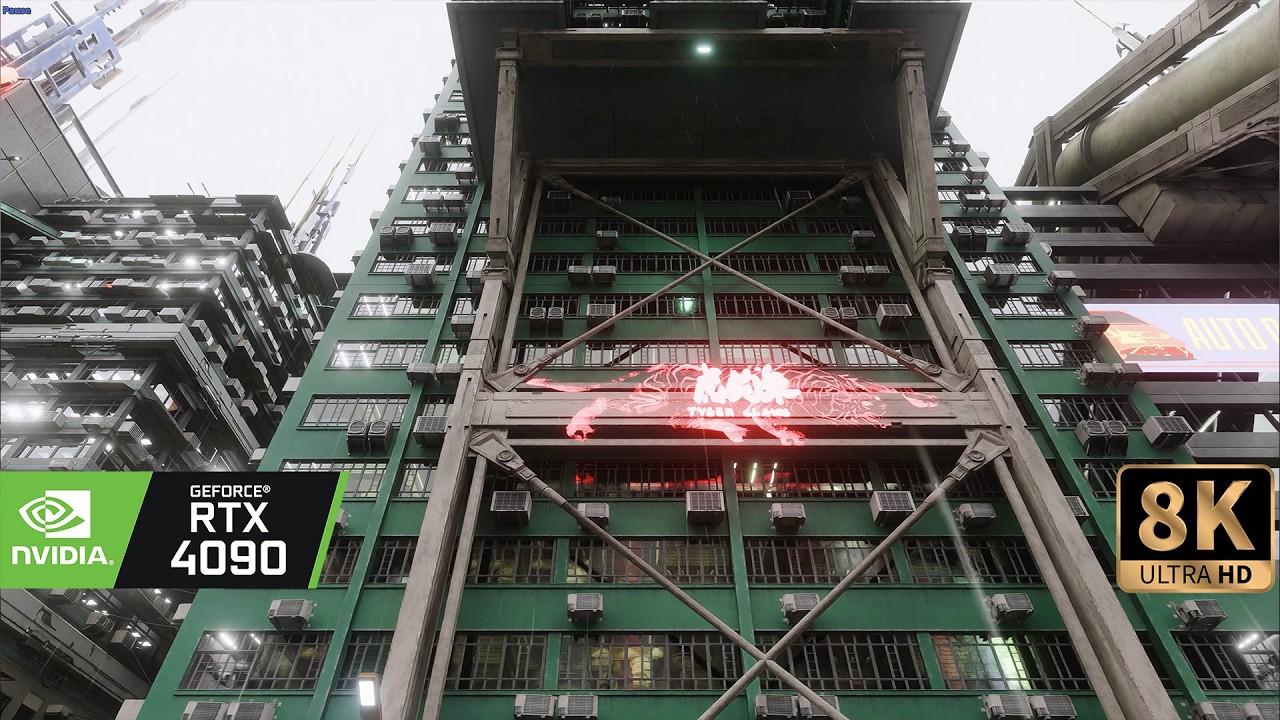 [8K] Cyberpunk 2077: Ultra Path Tracing Mod | Real Weather | RTX4090 ...