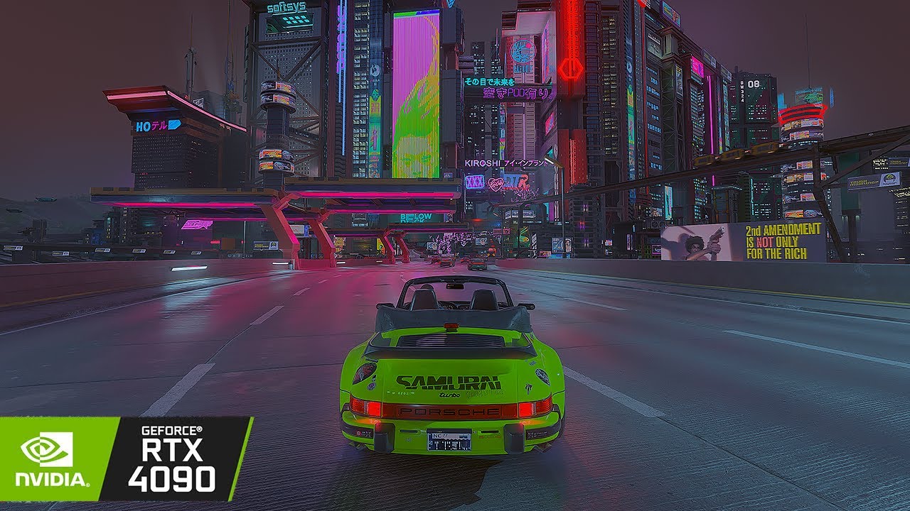 Cyberpunk 2077 Extreme Graphics 4K Experience with Path Tracing DLSS 3. ...