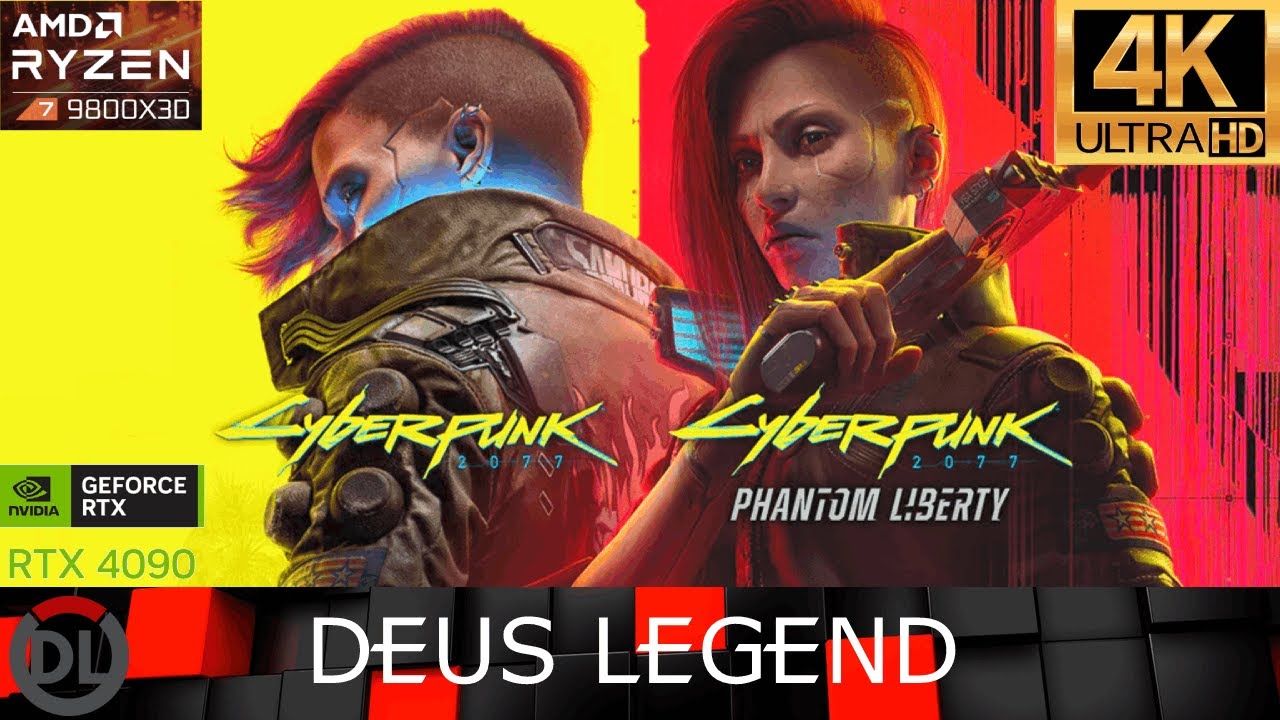Cyberpunk 2077 RTX 4090 + 9800X3D 4K Max Settings, Path Ray Tracing ...