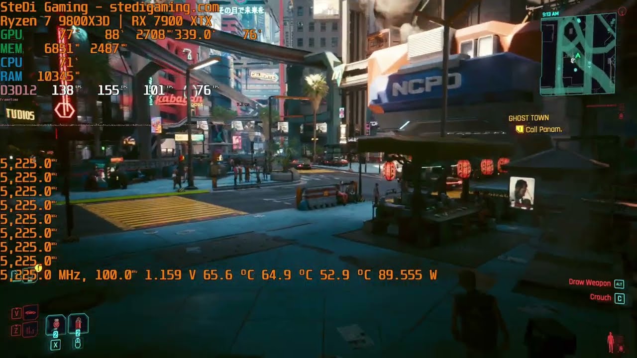 Ryzen 7 9800X3D Cyberpunk 2077 Ultra & FSR with RX 7900 XTX - Cyberpunk ...