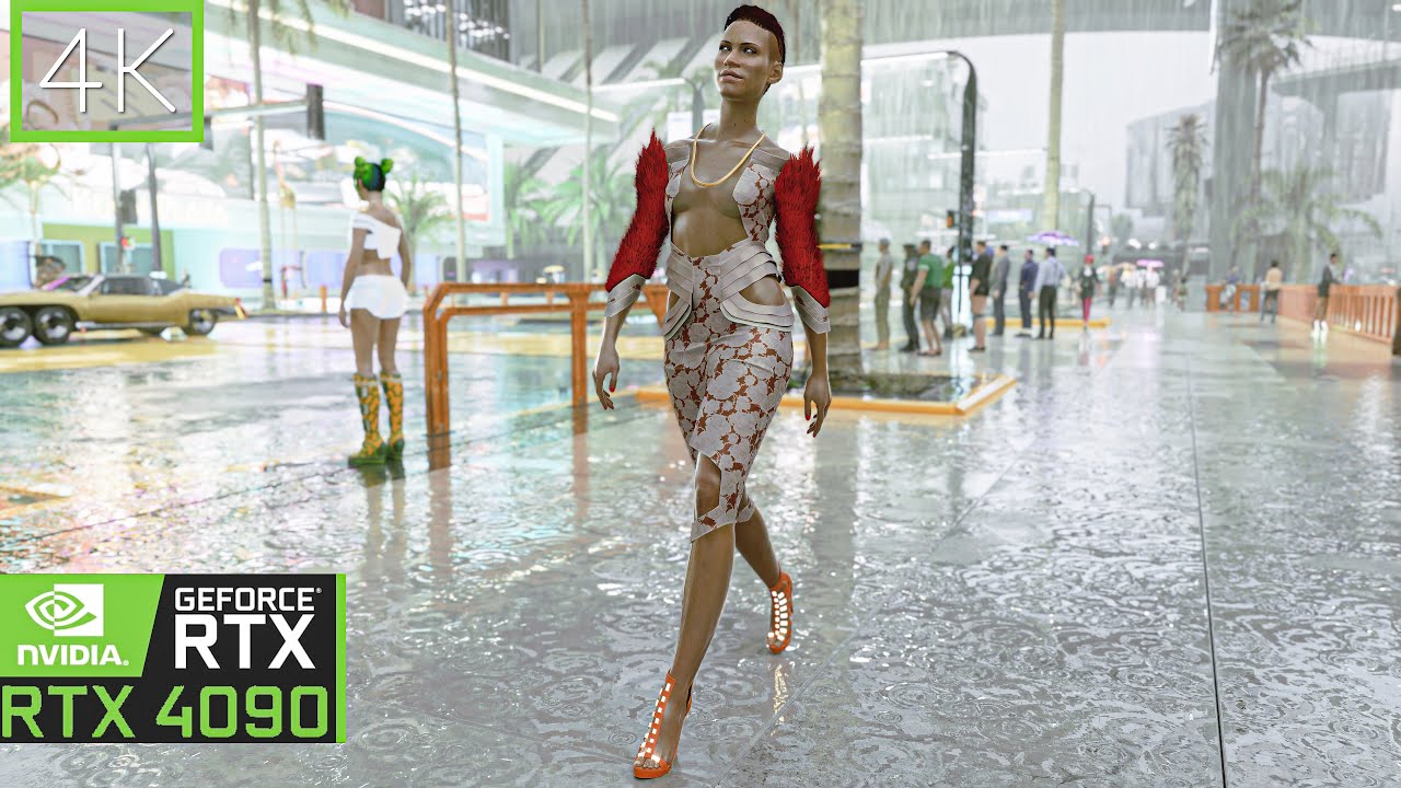 Ultra Real Cyberpunk 2077 Mod with Ambien Rain RXT 4090 AI - Cyberpunk 2077 videos