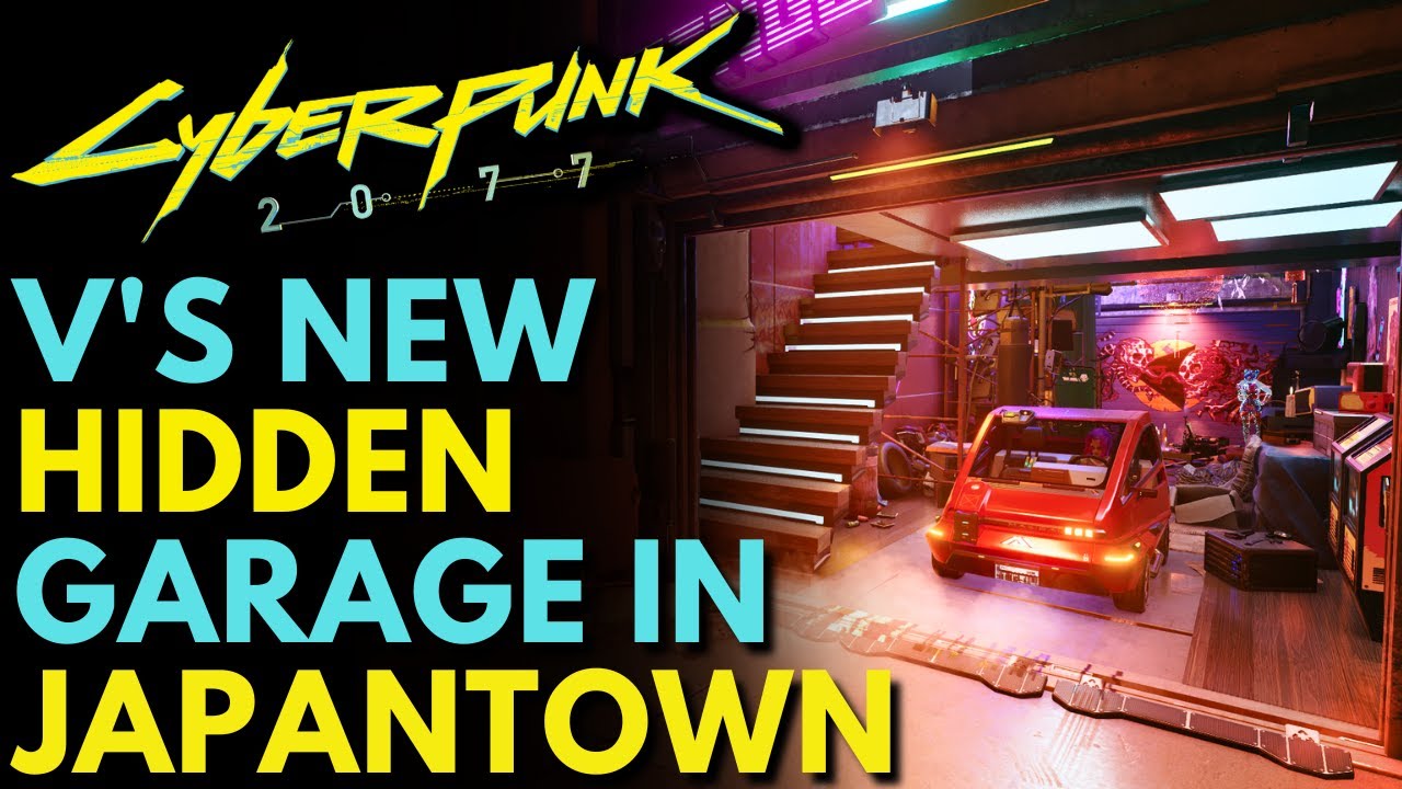 V's New Garage In Japantown - Cyberpunk 2077 Mods | Tengu Garage and ...