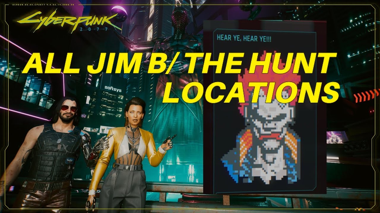 All Jim B/The Hunt Locations Cyberpunk 2077 - Cyberpunk 2077 videos