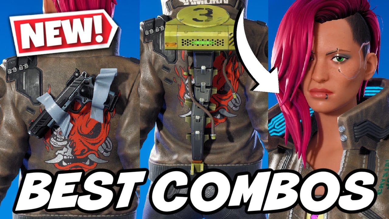 BEST COMBOS FOR *NEW* V SKIN (CYBERPUNK 2077) - Fortnite - Cyberpunk ...