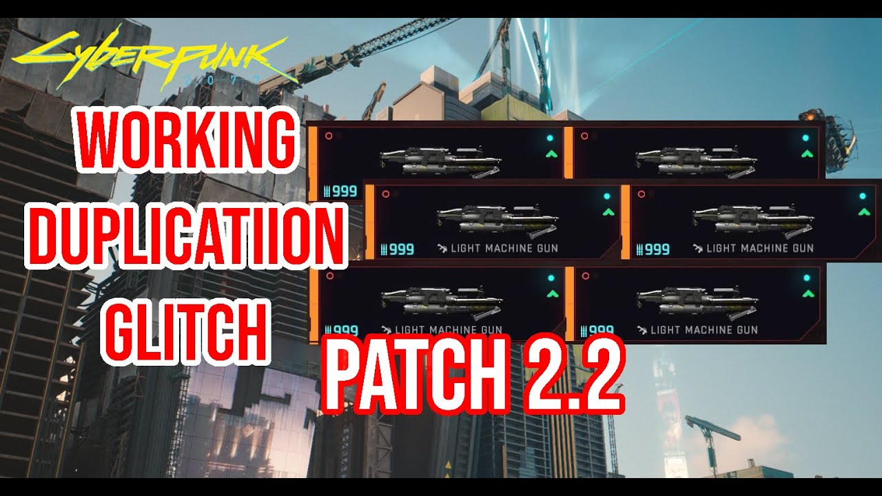 Cyberpunk 2077 - Duplication Glitch WORKING Patch 2.2 - Cyberpunk 2077 ...