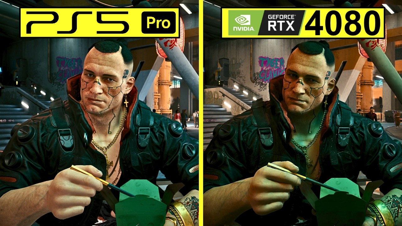 Cyberpunk 2077 PS5 Pro (Pre-Patch) vs PC RTX 4080 Ray Tracing Mode Graphics Comparison ...