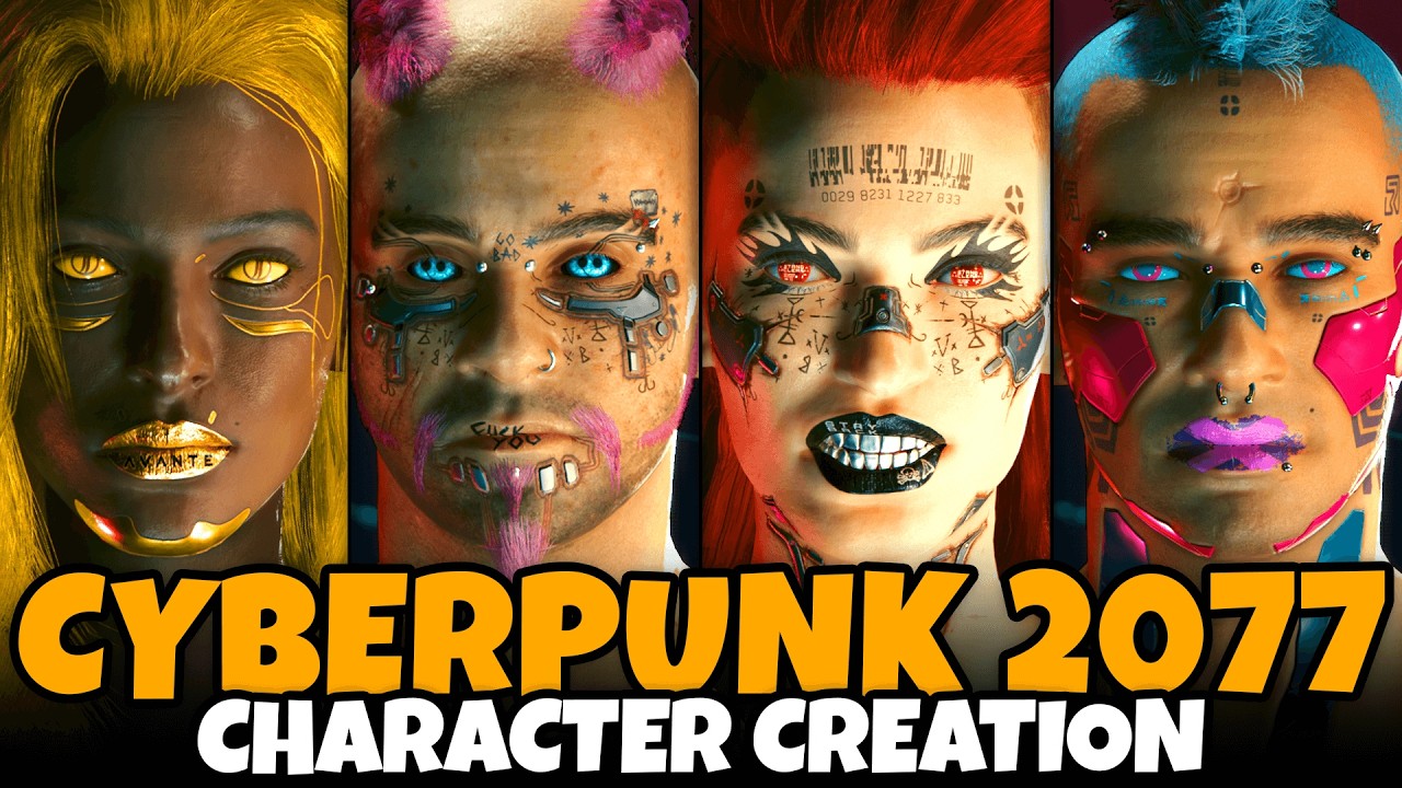 Cyberpunk 2077 (Patch 2.2) Character Creation (Male & Female, Full ...
