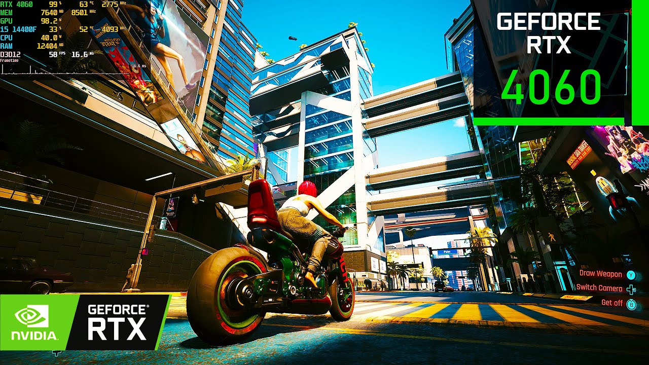 Cyberpunk 2077 | RTX 4060 8GB ( 1080p 1440p 4K Maximum Settings | RTX ...