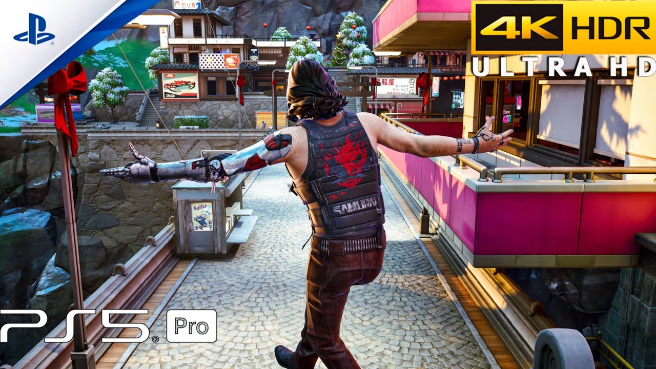 Fortnite (PS5 Pro) 4K 60FPS HDR Gameplay | Johnny Silverhand (Cyberpunk 2077) - Cyberpunk 2077 ...