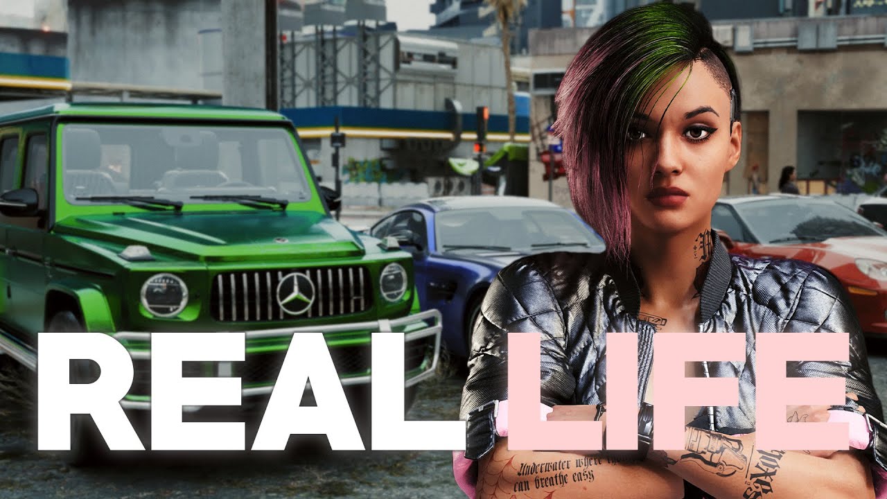 I Turned Cyberpunk 2077 into REAL LIFE With Mods - Cyberpunk 2077 videos