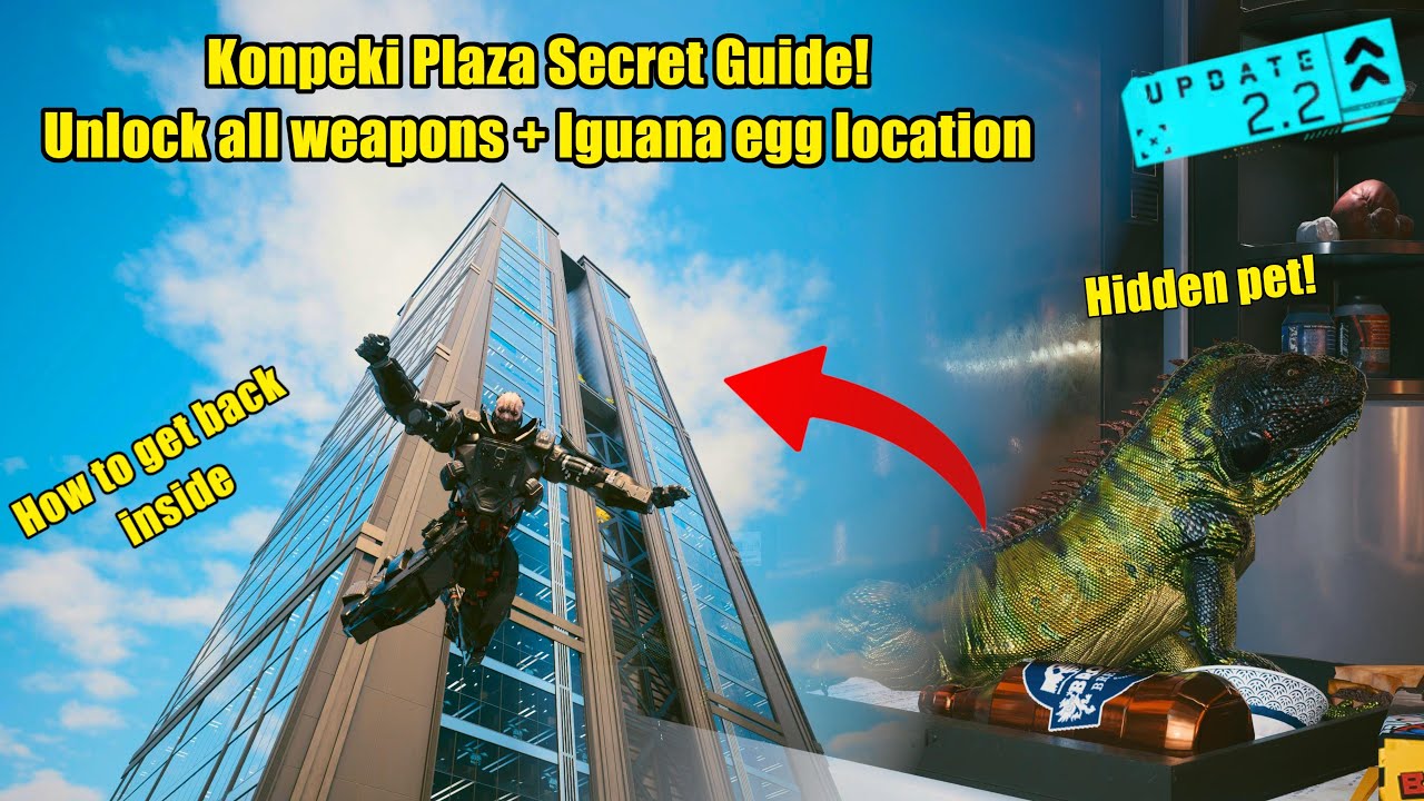 100% Konpeki Plaza: All Iconics & Iguana Egg location + How to go back ...
