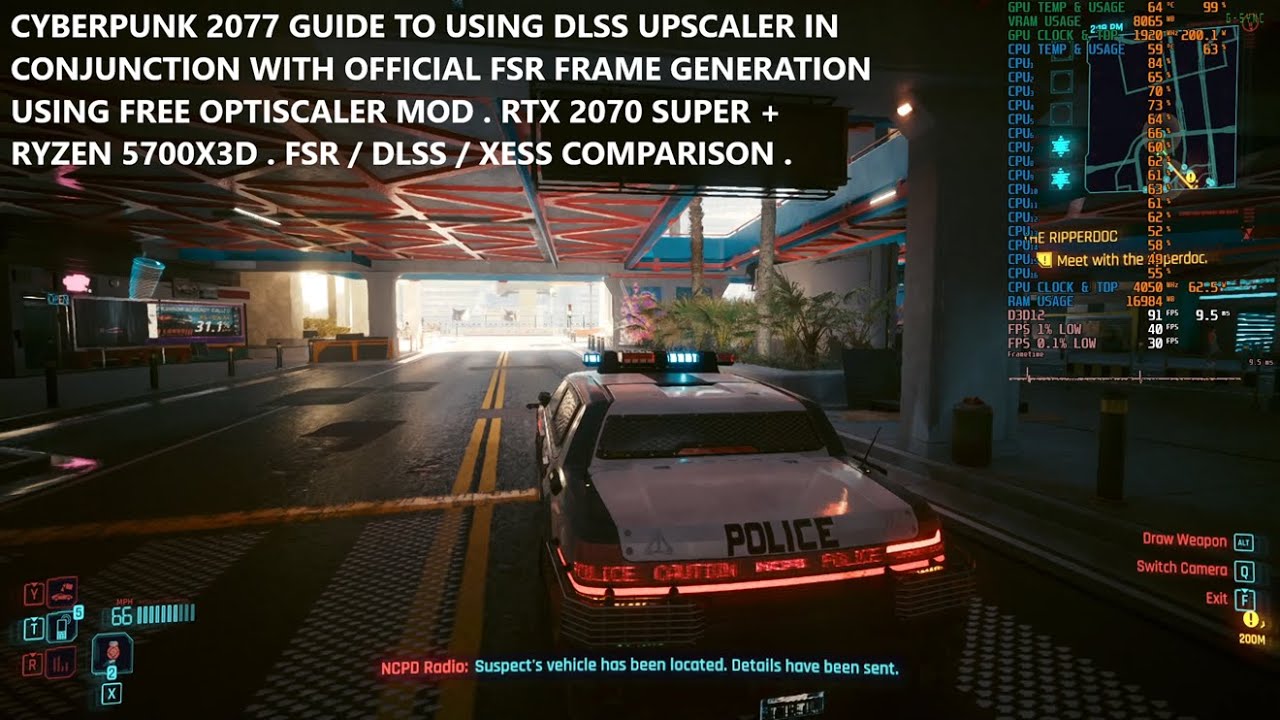 Cyberpunk 2077 Patch 2.2 Use DLSS Upscaler With Official FSR Frame ...