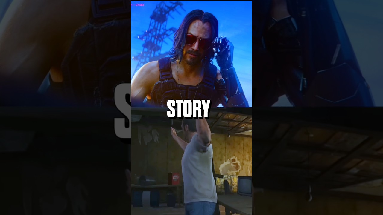 Cyberpunk 2077 vs Gta 5 #cyberpunk2077 #gta5 #gtav #gta #ps5 #shorts #playstation #games # ...