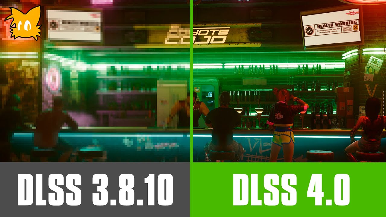 DLSS 4.0 Vs 3.8.10 - Cyberpunk 2077 (Static Comparison) - Cyberpunk ...