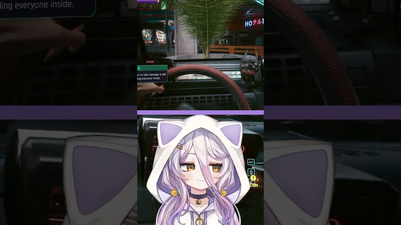 Henya Gets to Drive in Cyberpunk 2077 #henyathegenius #vshojo #vtuber ...
