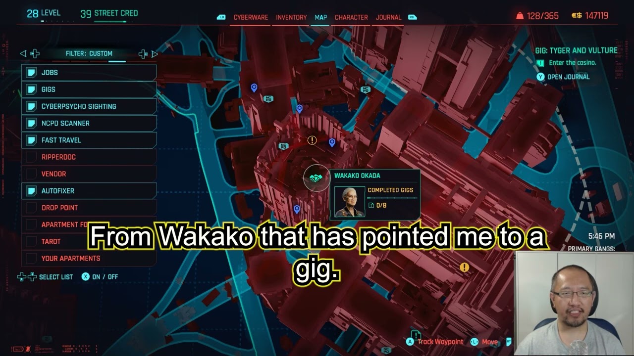 How to start completing gigs for Wakako Okada in Cyberpunk 2077 - Cyberpunk 2077 videos